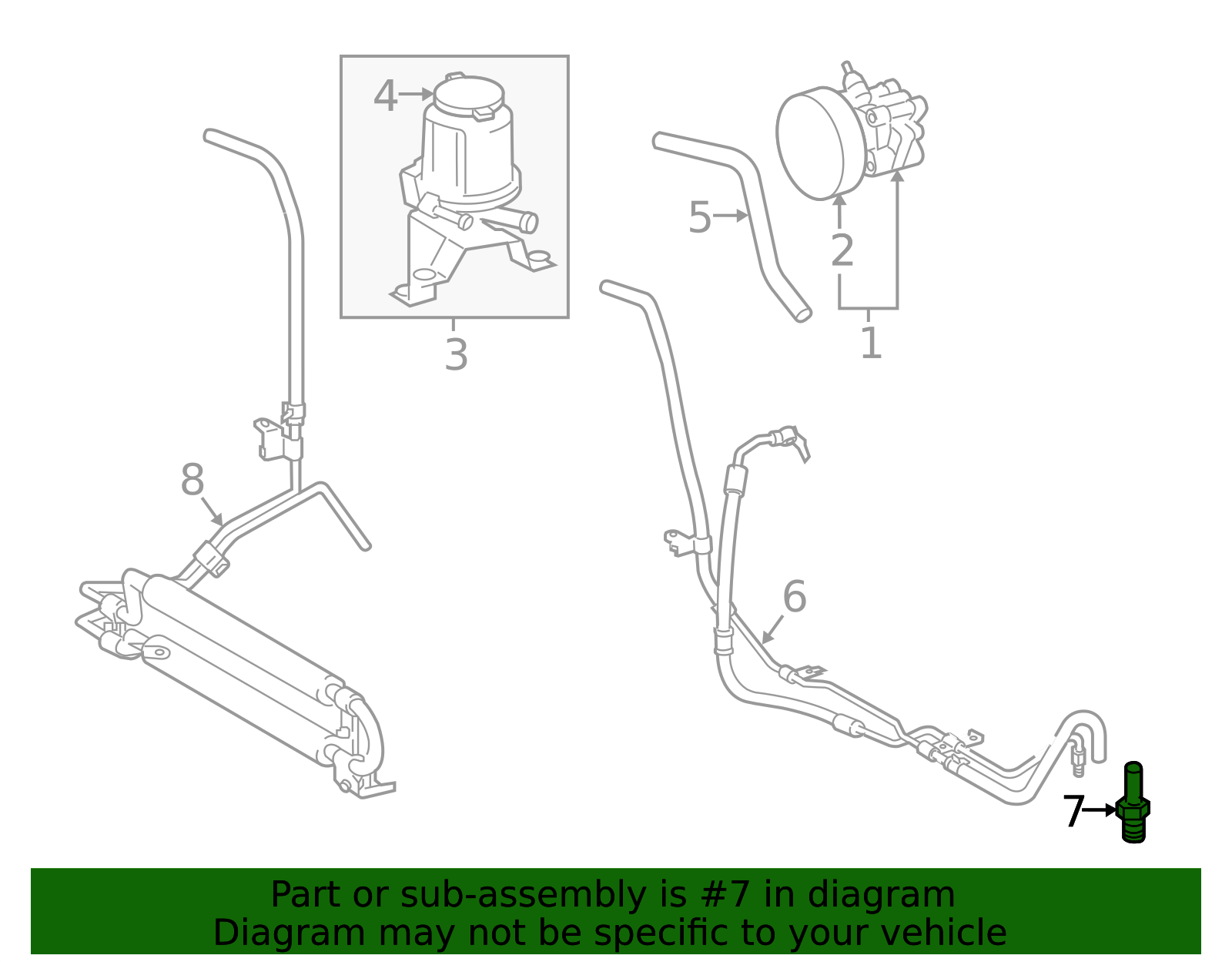Genuine Official Toyota Return Tube part# 44416-04060 for 2005-2023 ...