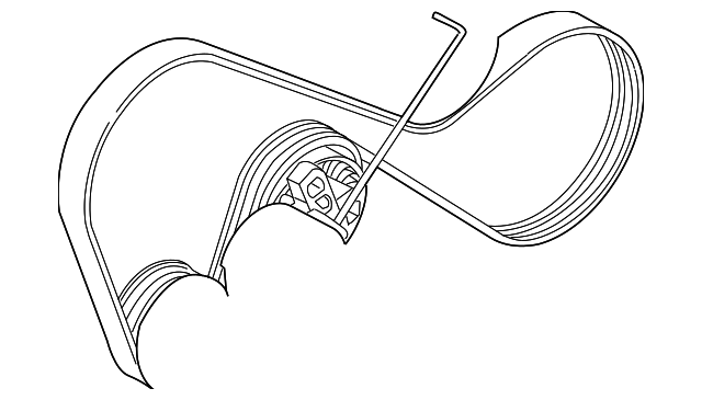 LR003570 - Serpentine Belt - 2008-2012 Land Rover LR2 | Land Rover Lake ...