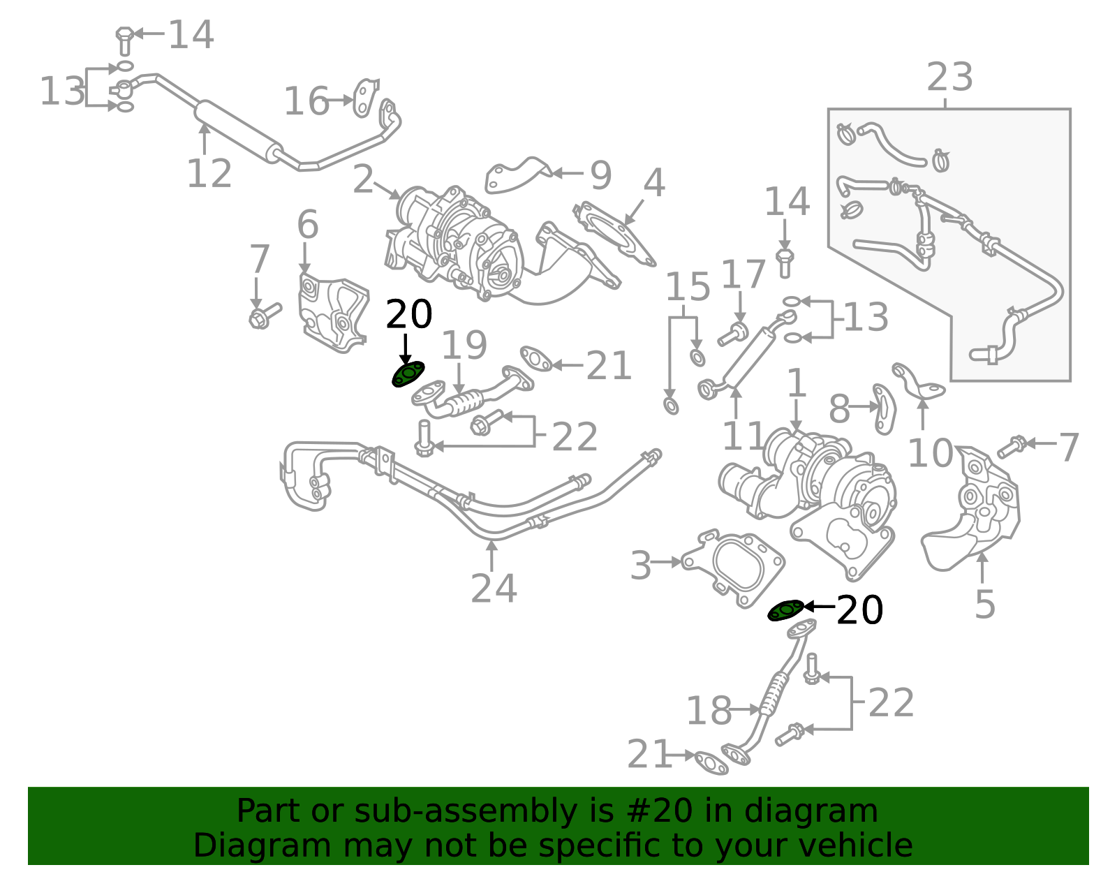 28246-03010 - High-Quality Turbocharger Oil Line Gasket for 2017-2026 ...