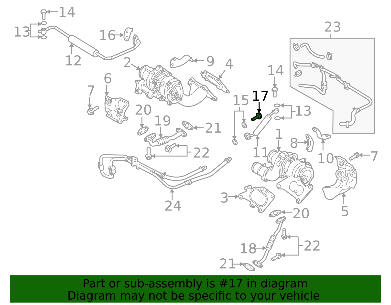 Hyundai - 28243-3L000 - Oil Feed Tube Bolt - 2017-2025 Genesis | OEM ...