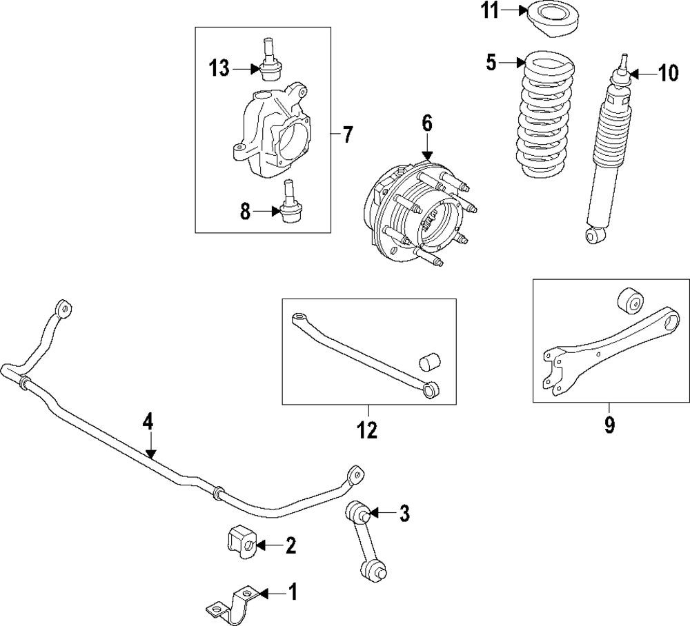 Genuine OEM Ford Part - Radius Arm PC3Z-3A360-BA | Genuine OEM Ford ...