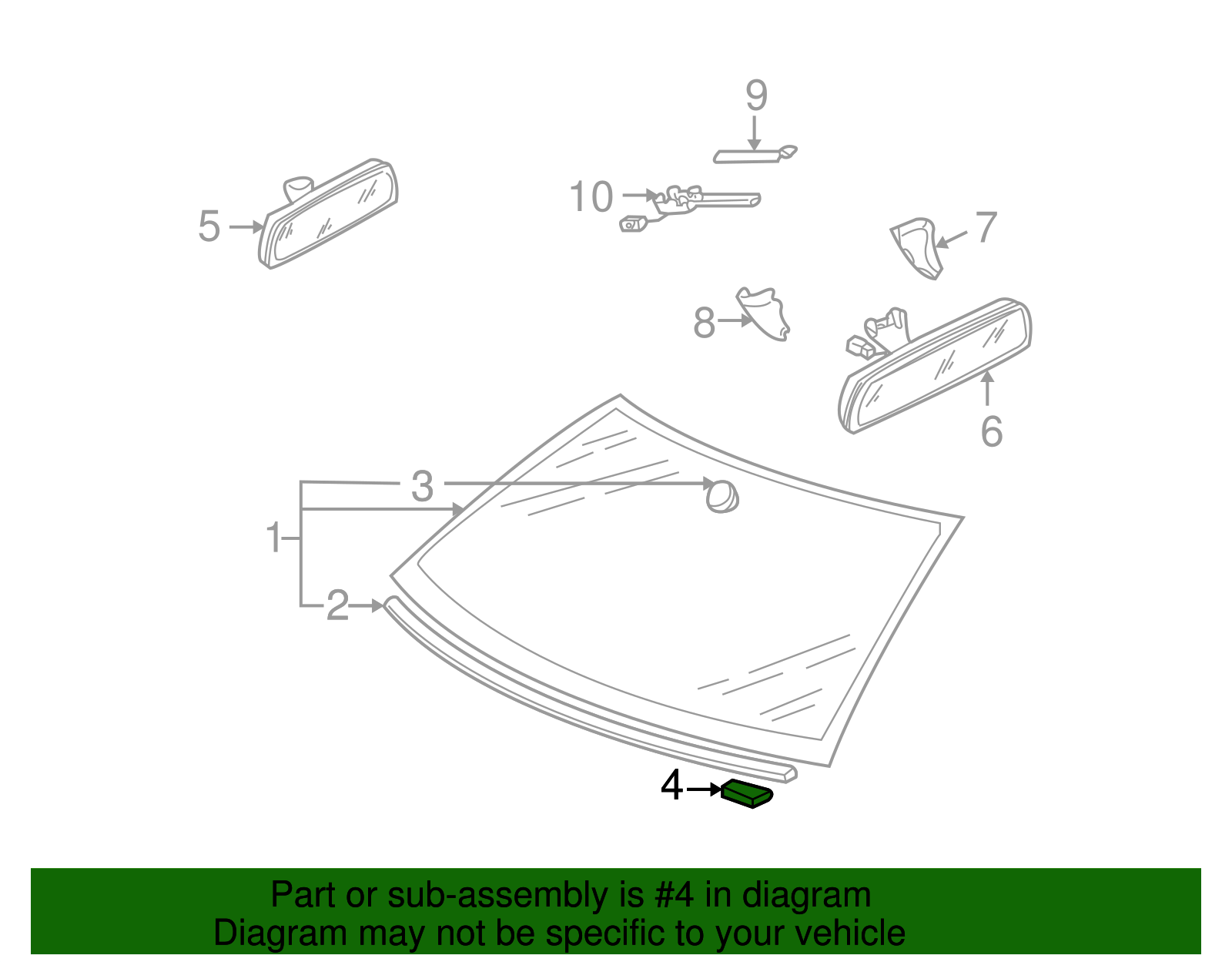 1998-2025 Volkswagen OEM NEW 98-20 VW Volkswagen Golf Left Lower Mirror ...