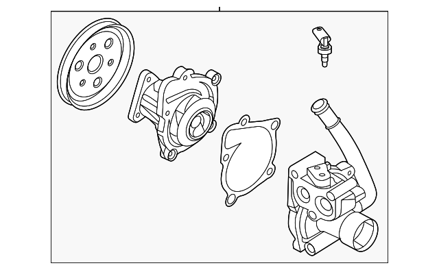 25100-2S000 - Water Pump Assembly 2021-2025 Kia | Kia.Parts Store