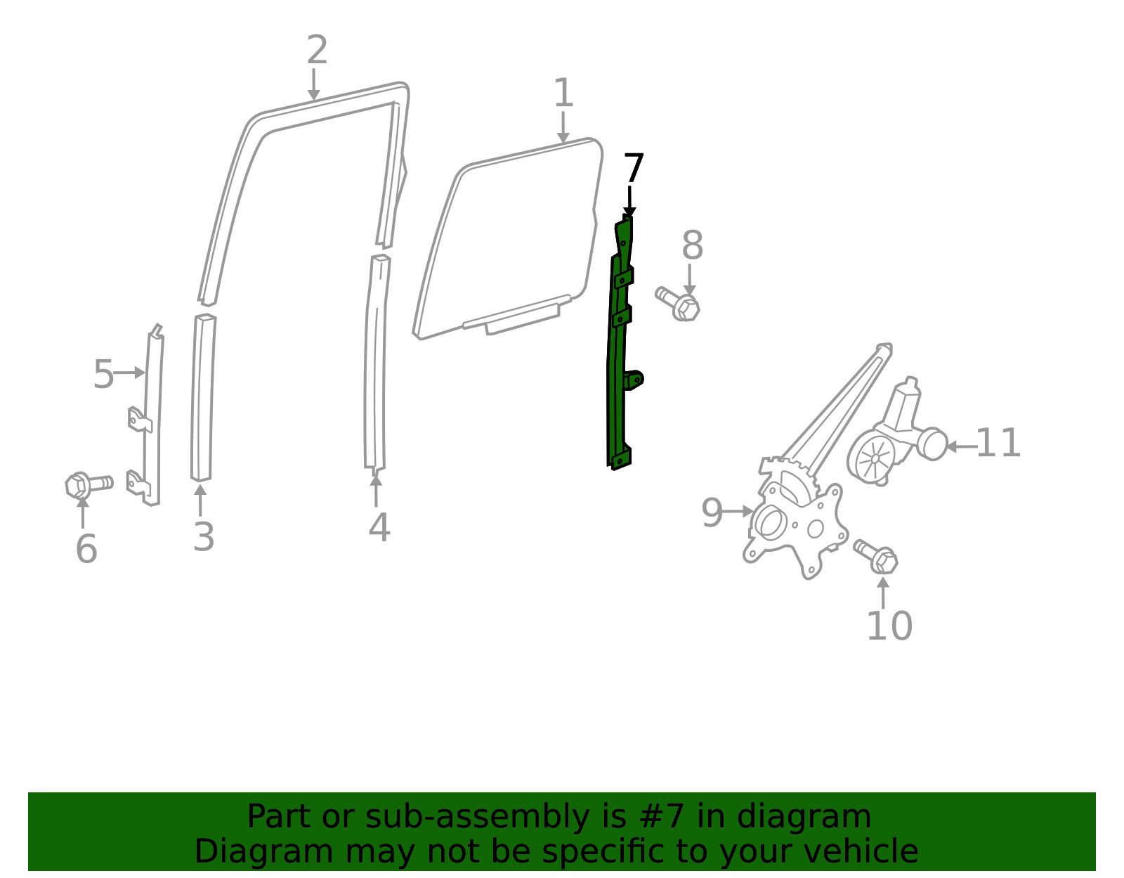 2007-2021 Toyota Tundra Rear Guide 67408-0C020 | Toyota Parts Center