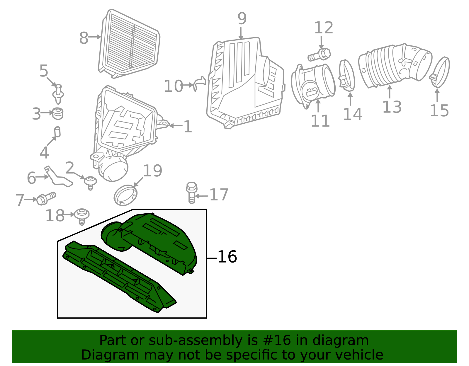 2010-2012 Hyundai Genesis Coupe Intake Hose 28138-2M500 | MotorMotor