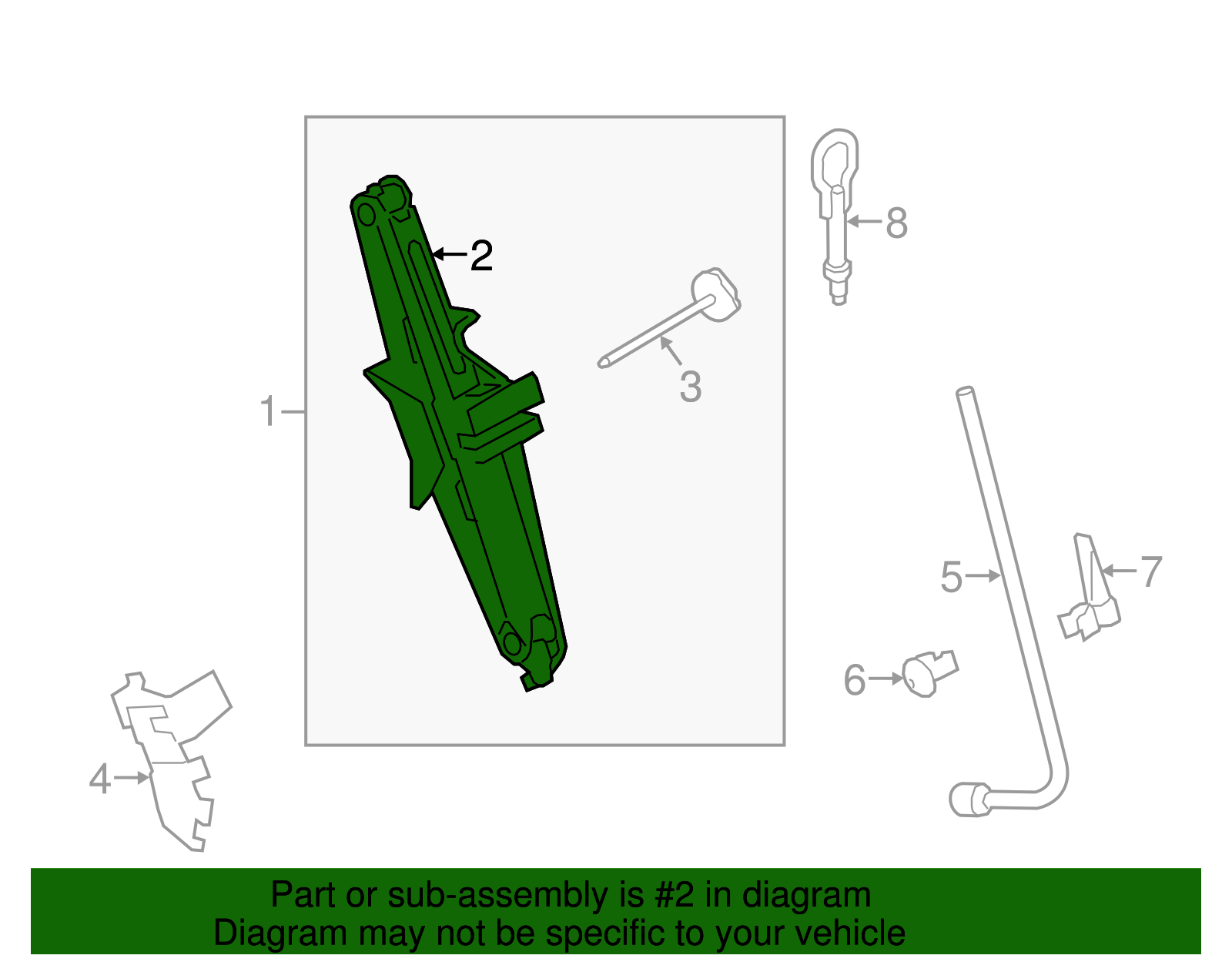 2014-2023 Ford Transit Connect Jack KT1Z-17080-D | Awesome Parts Ford
