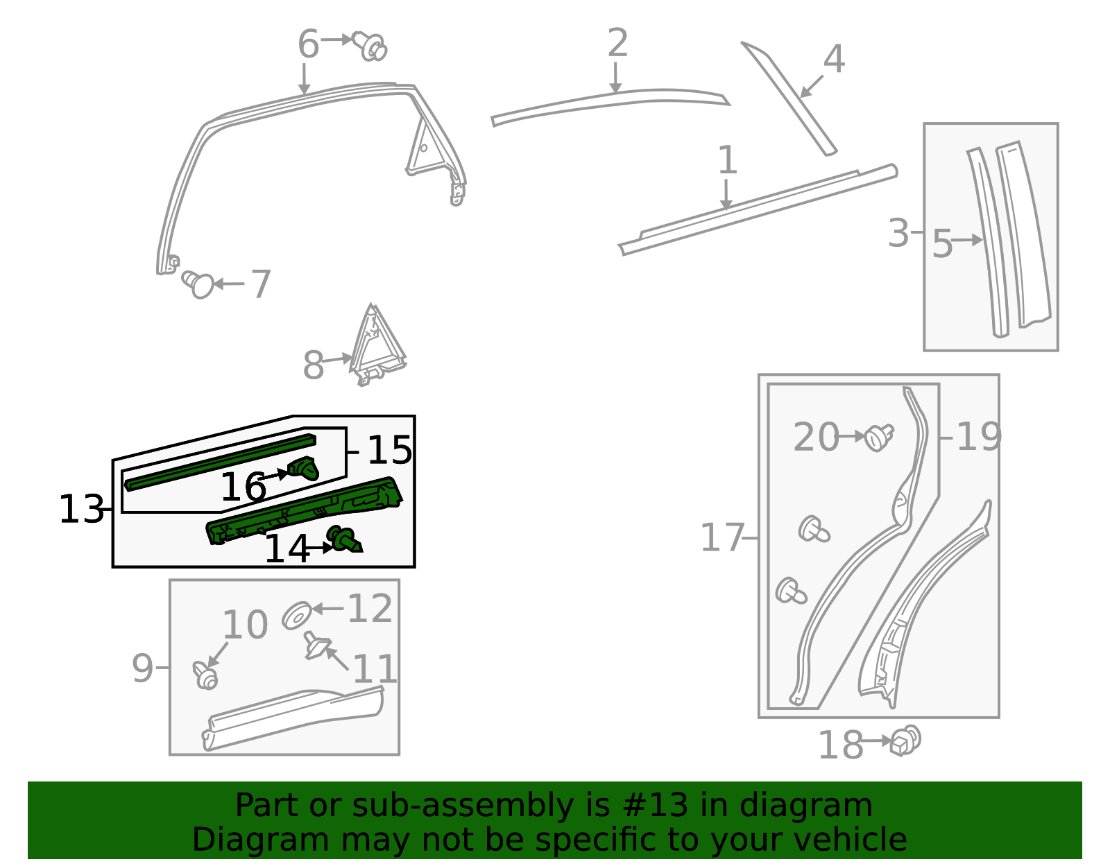 Lower Door Trim 75746-0E010 | OEM Parts Online
