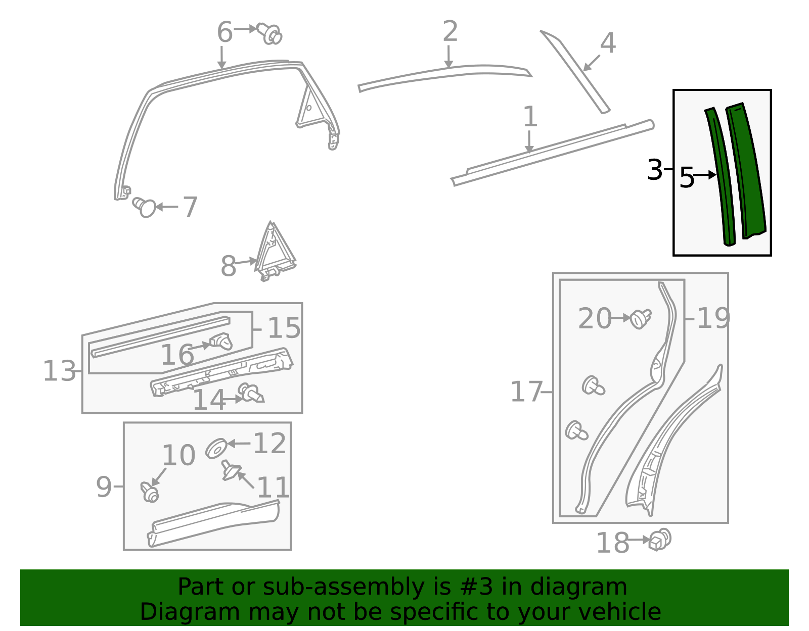Door Reveal Molding - Clean Finish OEM Exterior | AutoNation Parts