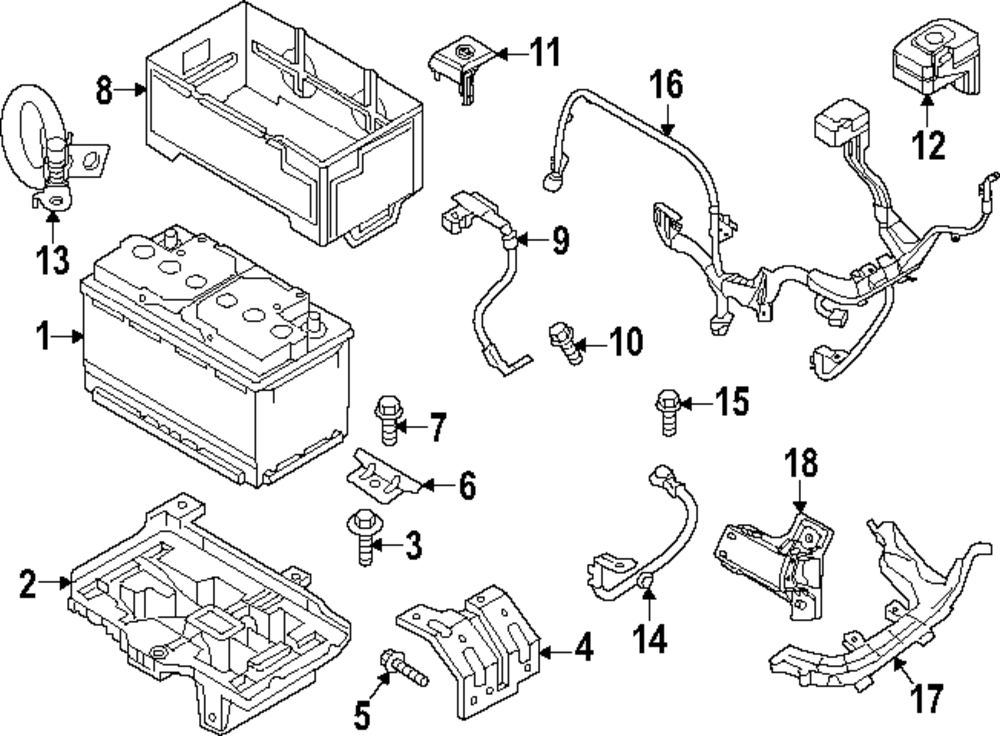 37180-S9500 - Battery Current Sensor 2023-2025 Kia Telluride | Kia ...