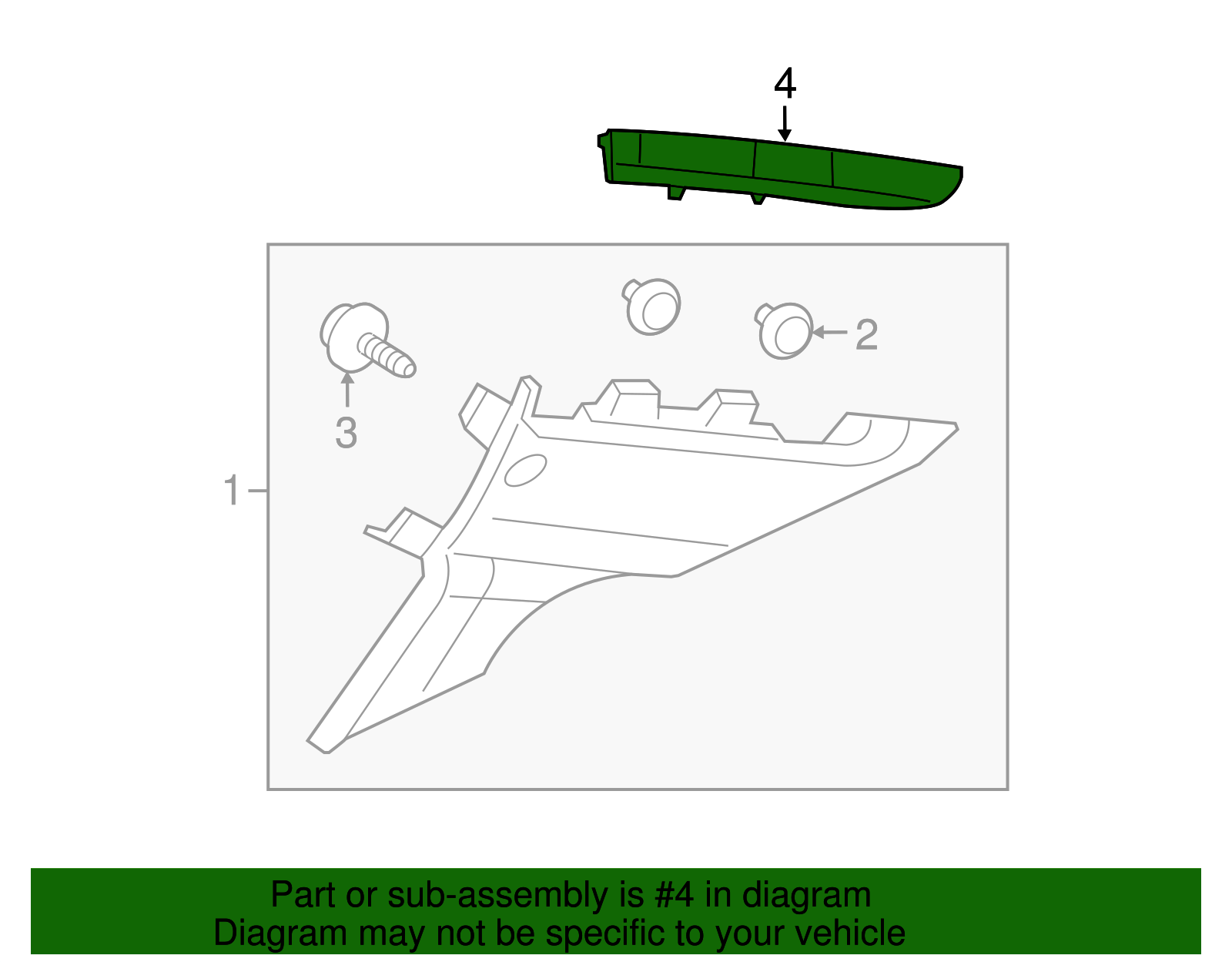 84135-TR0-A01ZA - 2012-2015 Honda Civic - Cap R Rear Windshield Harness ...