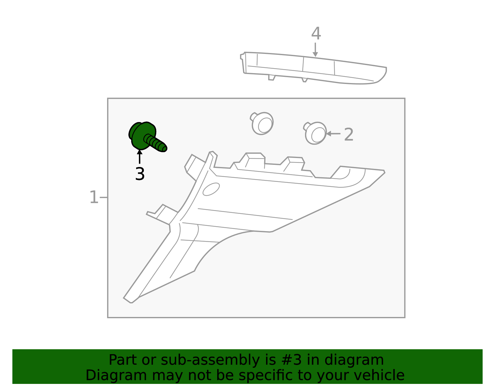 91561-TR0-A01 - Upper Quarter Trim Retainer Clip Honda Parts Online