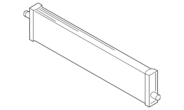 2011-2015 Volkswagen Touareg Auxiliary Radiator 7P0-121-212-A | OEM ...