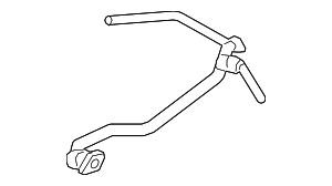 17128602666 - 2016-2019 BMW Overflow Hose (17-12-8-602-666) | BMW of ...