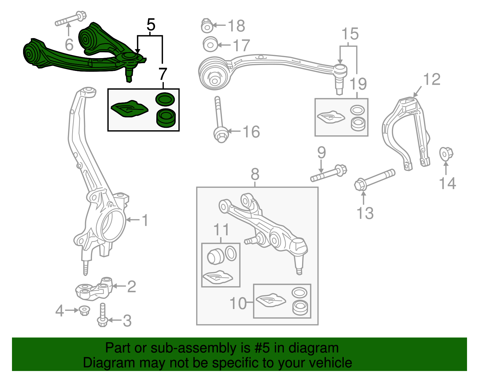 51520-TY2-A01 - 2014-2020 Acura RLX - Arm, L Front (Upper) | All ...