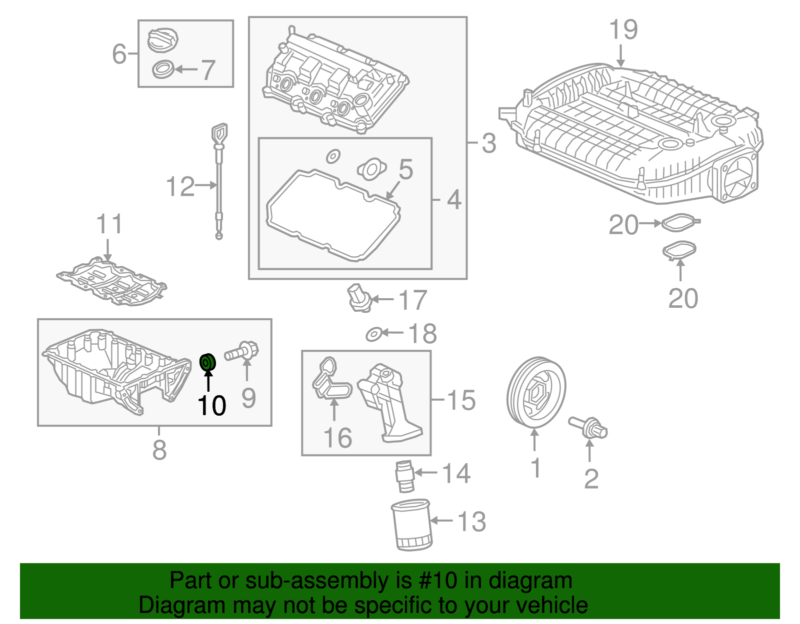 OEM 1985-2025 Honda Engine Oil Drain Plug Gasket 94109-14000 | Honda ...