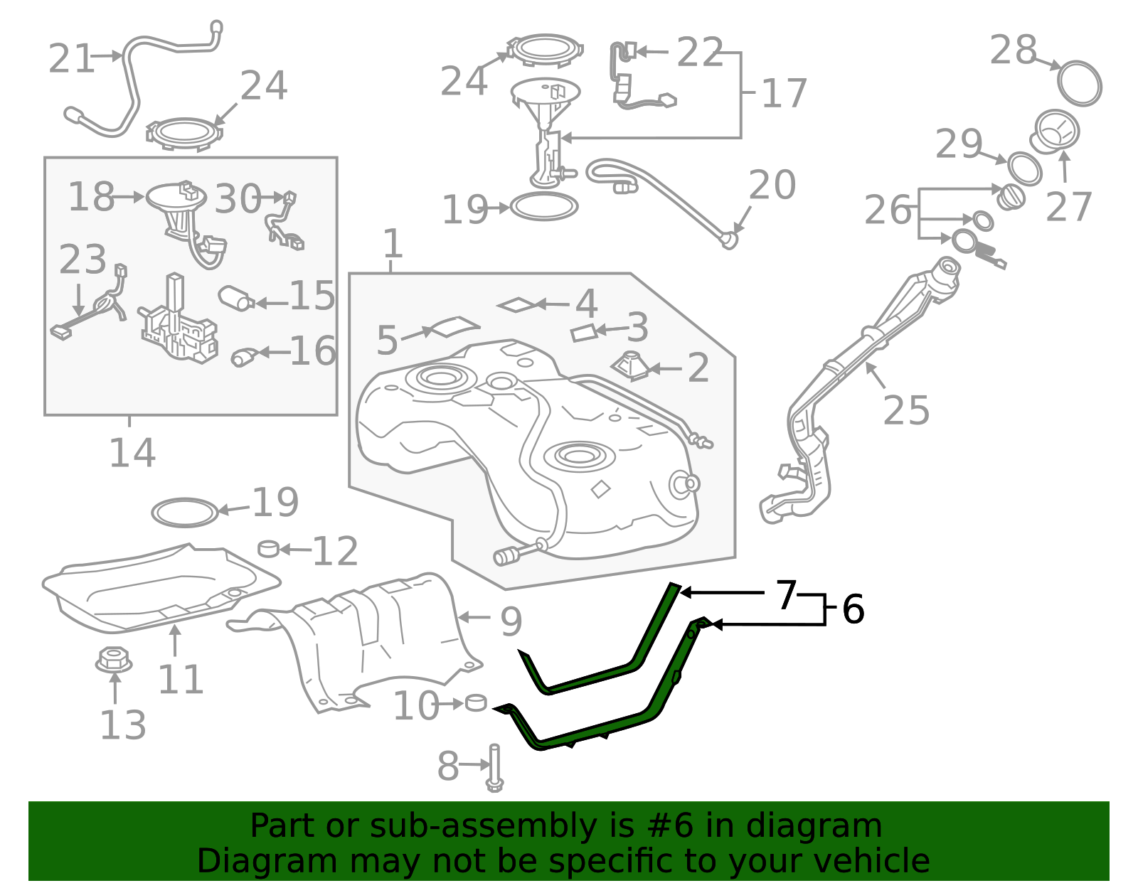 77601-0R040 - 2019-2024 Toyota RAV4 - Tank Strap | Nucar Toyota of ...