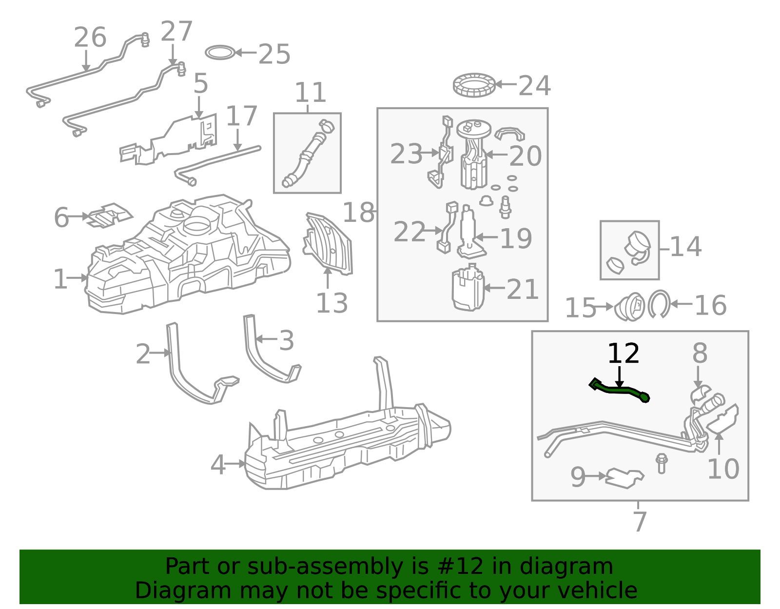 2010-2023 Lexus GX460 Vent Hose 77404-35050 | OEM Parts Online