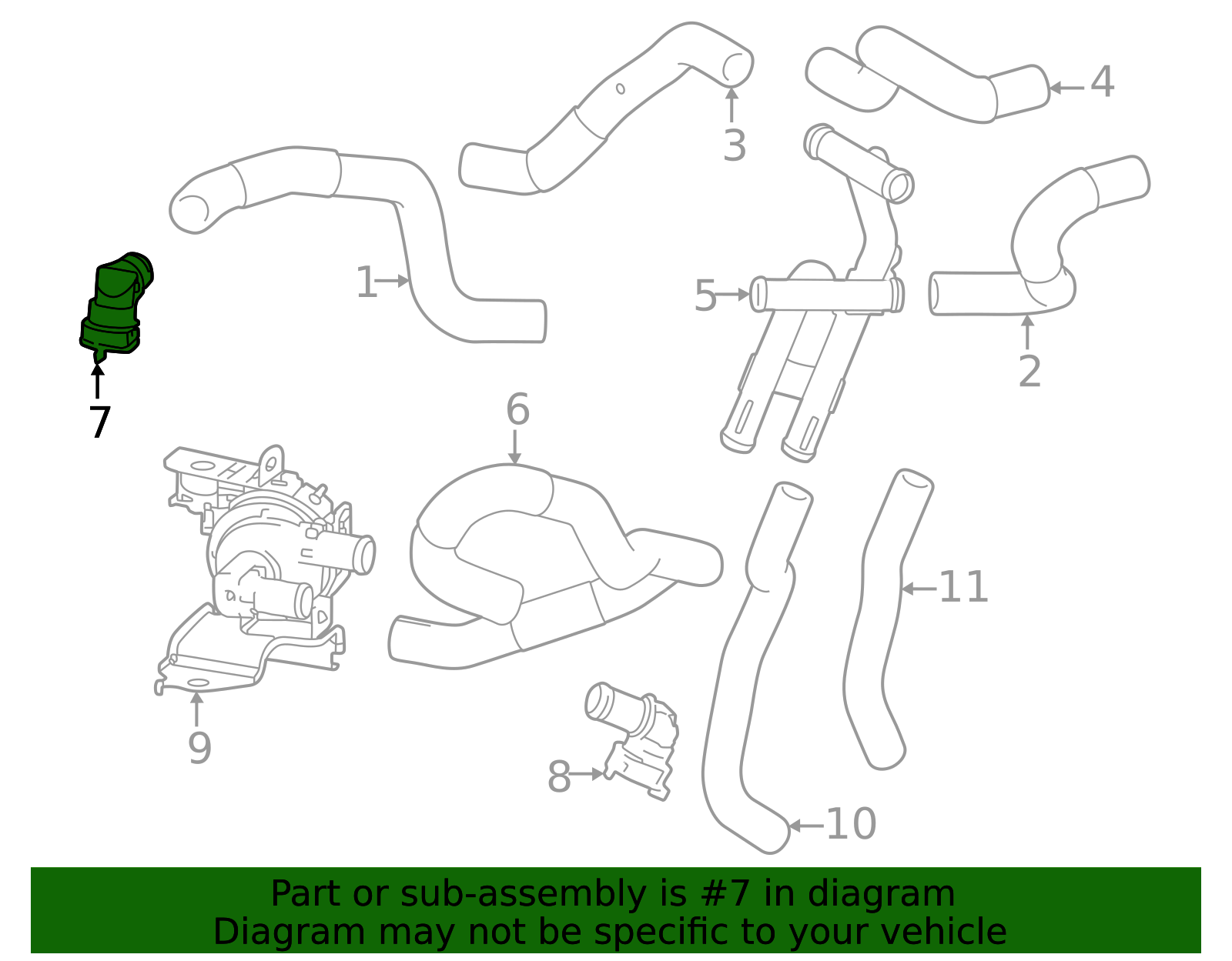 2023-2025 Toyota 2023-2024 Toyota Sequoia - Coupling 87265-50010 ...