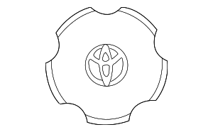 1998-2000 Toyota Land Cruiser Center Cap 42603-60250 | OEM Parts Online