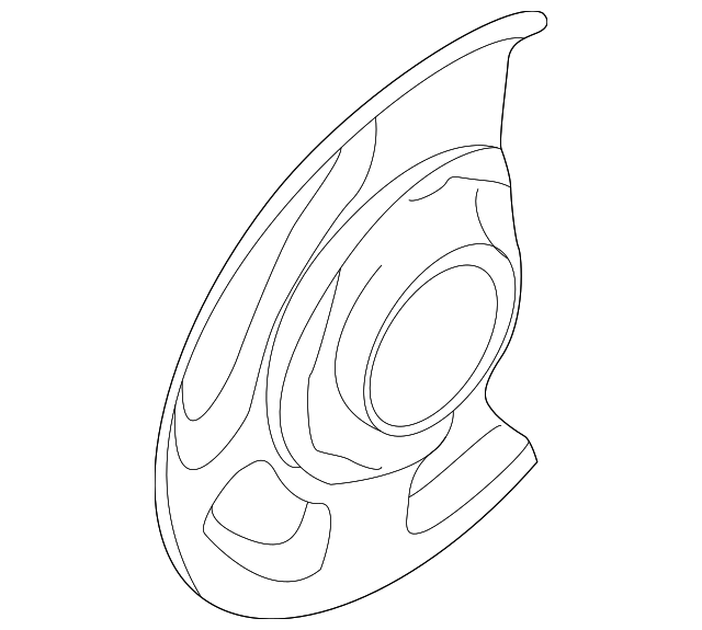 41150-1W601 - Splash Shield - 1999-2004 Nissan Pathfinder | Nissan OEM ...