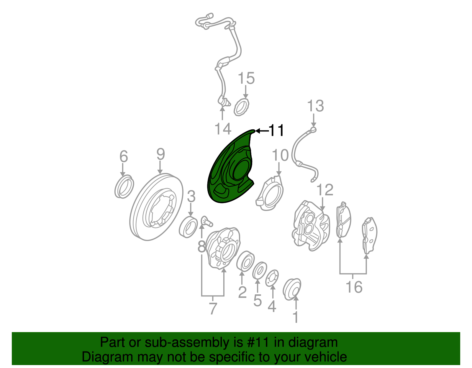 41150-1W601 - Splash Shield - 1999-2004 Nissan Pathfinder | Nissan OEM ...