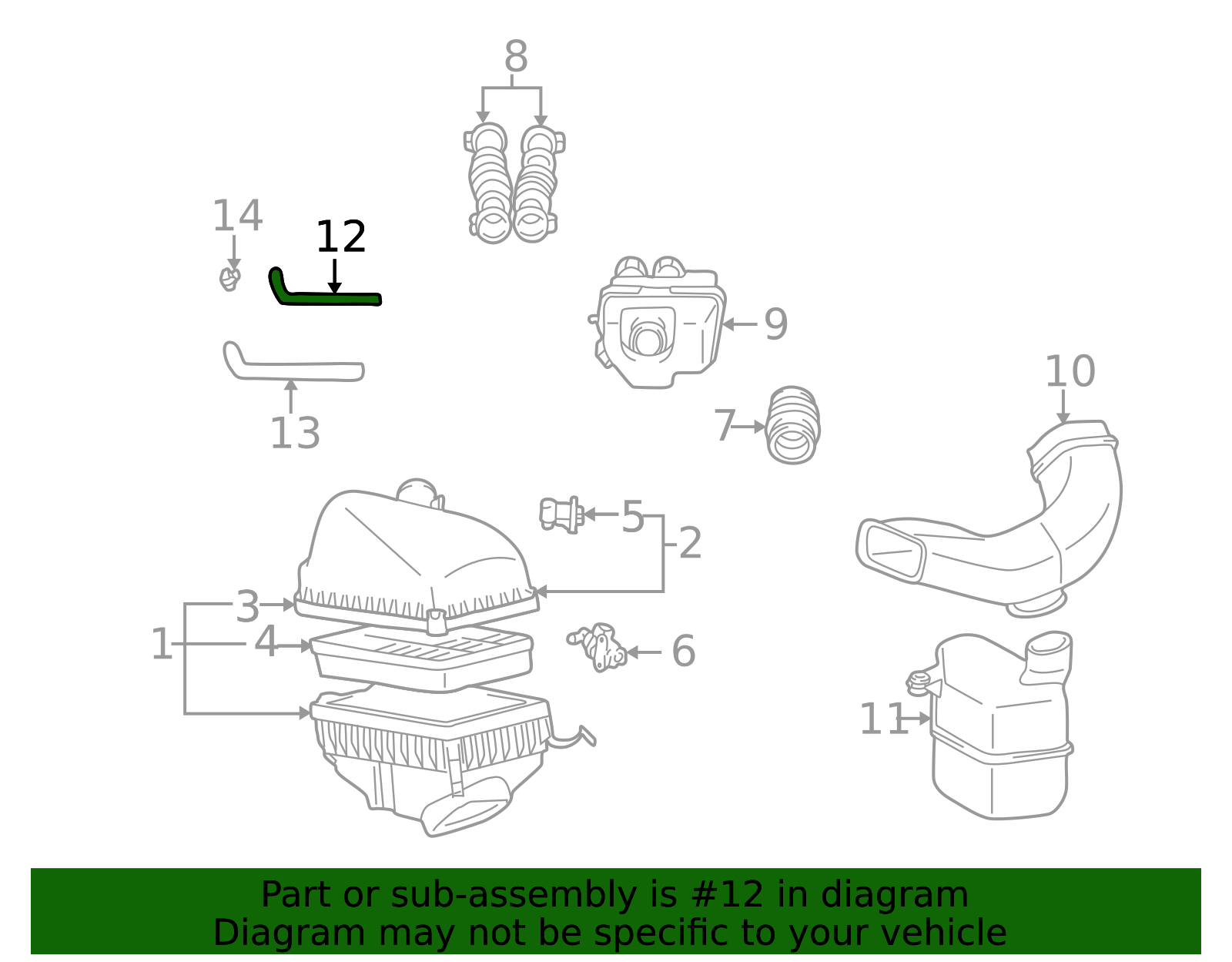 12262-20020 - High-Quality PCV Valve Hose for 1999-2001 Lexus ES300 ...