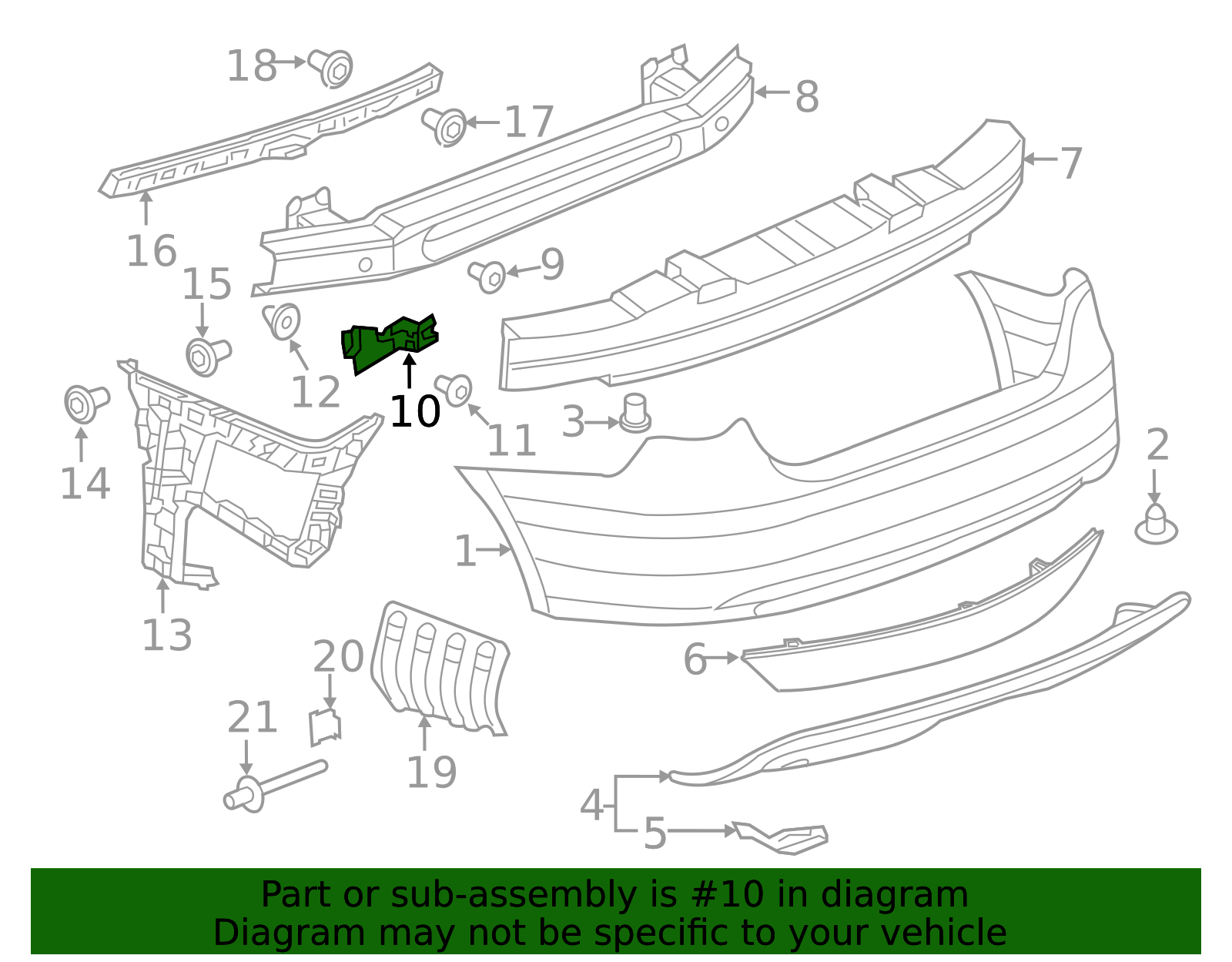 5C6-807-394-A - Corner Support 2011-2014 Volkswagen Jetta | VW Direct Parts