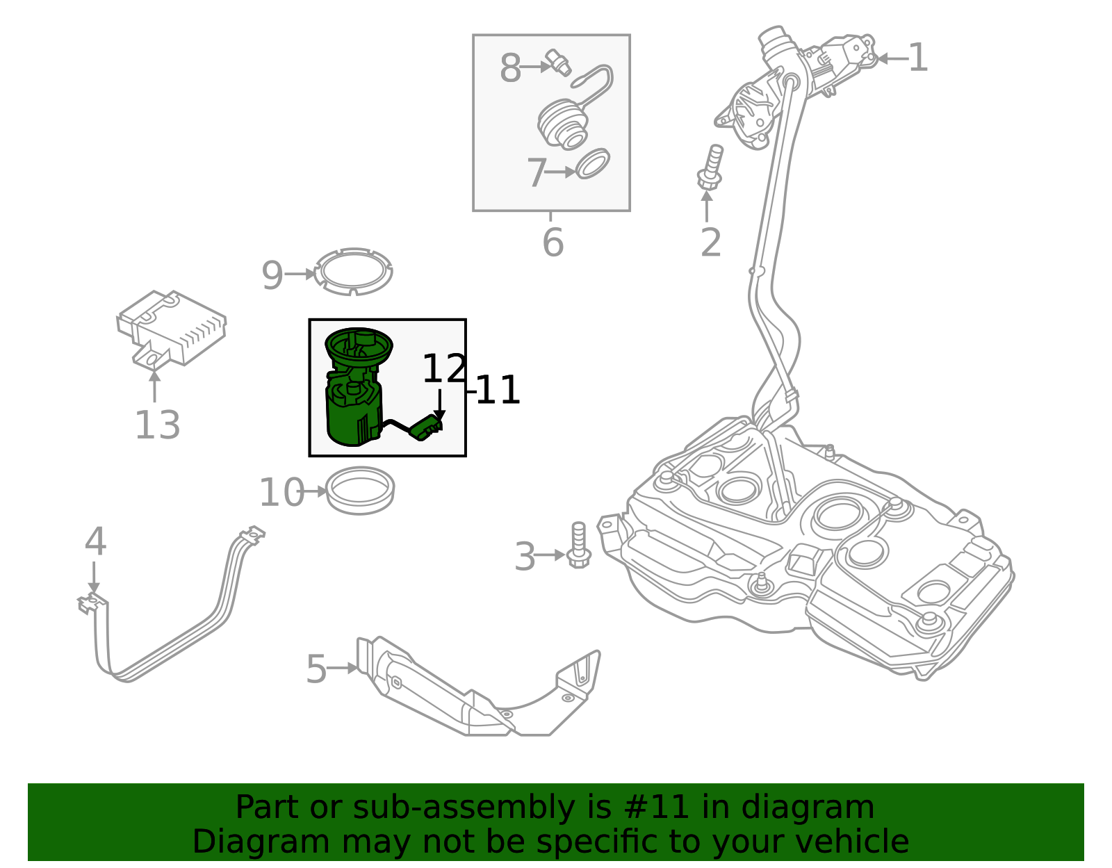 2022-2024 Volkswagen Taos Fuel Pump 5QM-919-087-J | OEM Parts Online