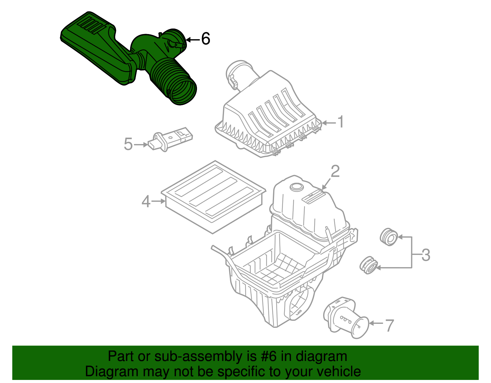 2009-2010 Ford F-150 Air Inlet Assembly 9L3Z-9B659-C | Discount Ford ...