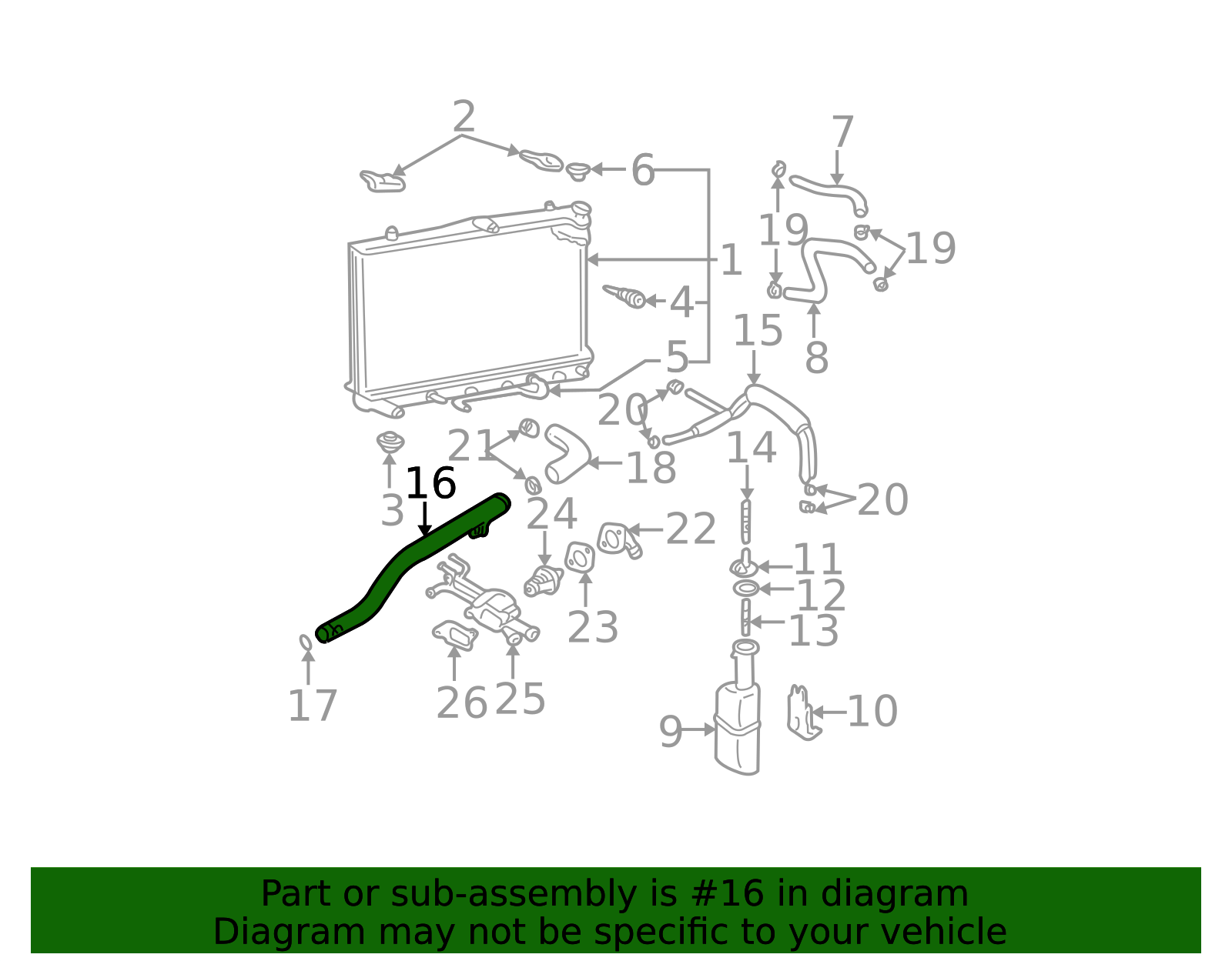 1996-2006 Hyundai Inlet Pipe 25461-23000 | OEM Parts Online