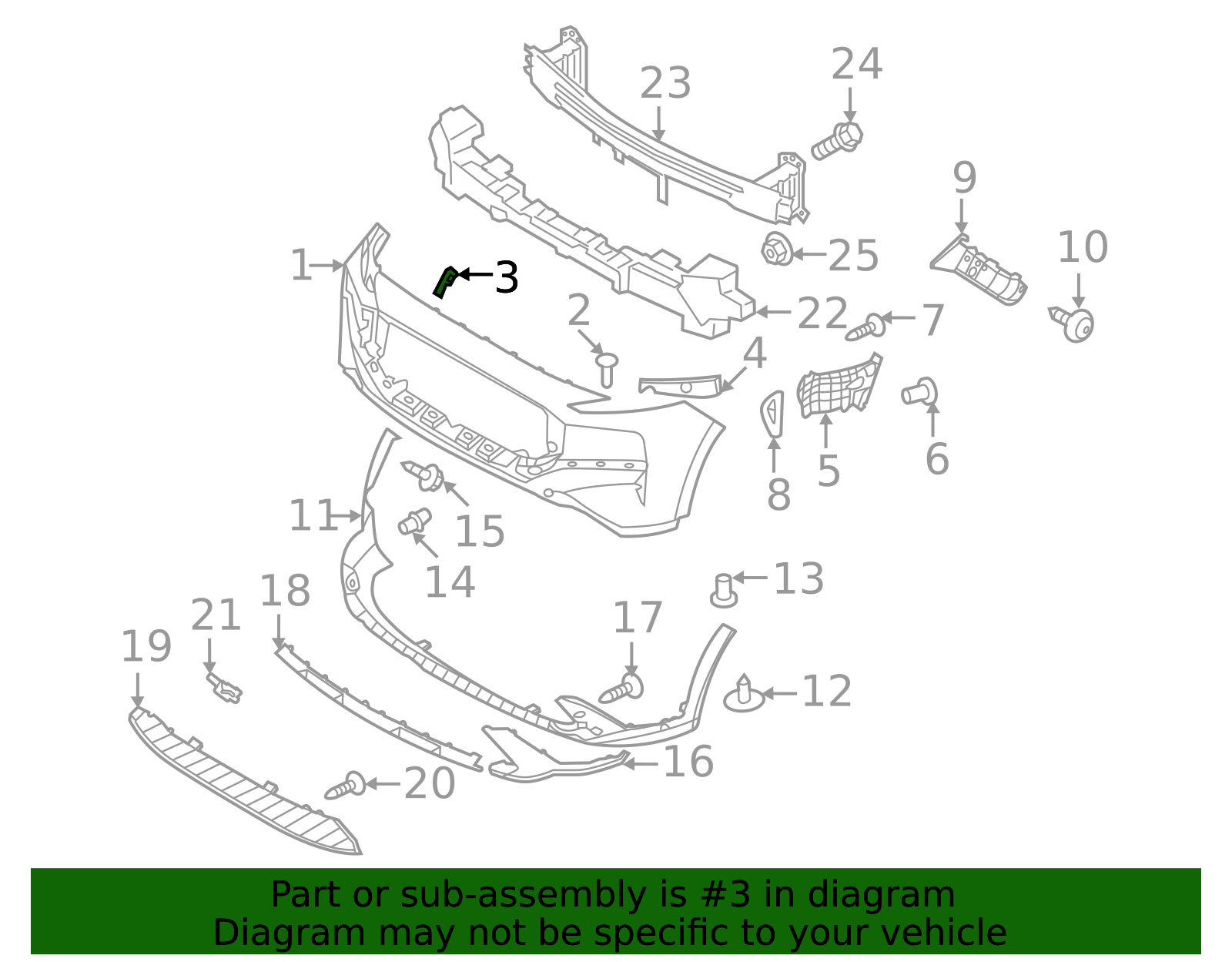 2021-2023 Hyundai Santa Fe Front Bracket 86527-S1500 | World OEM Parts ...