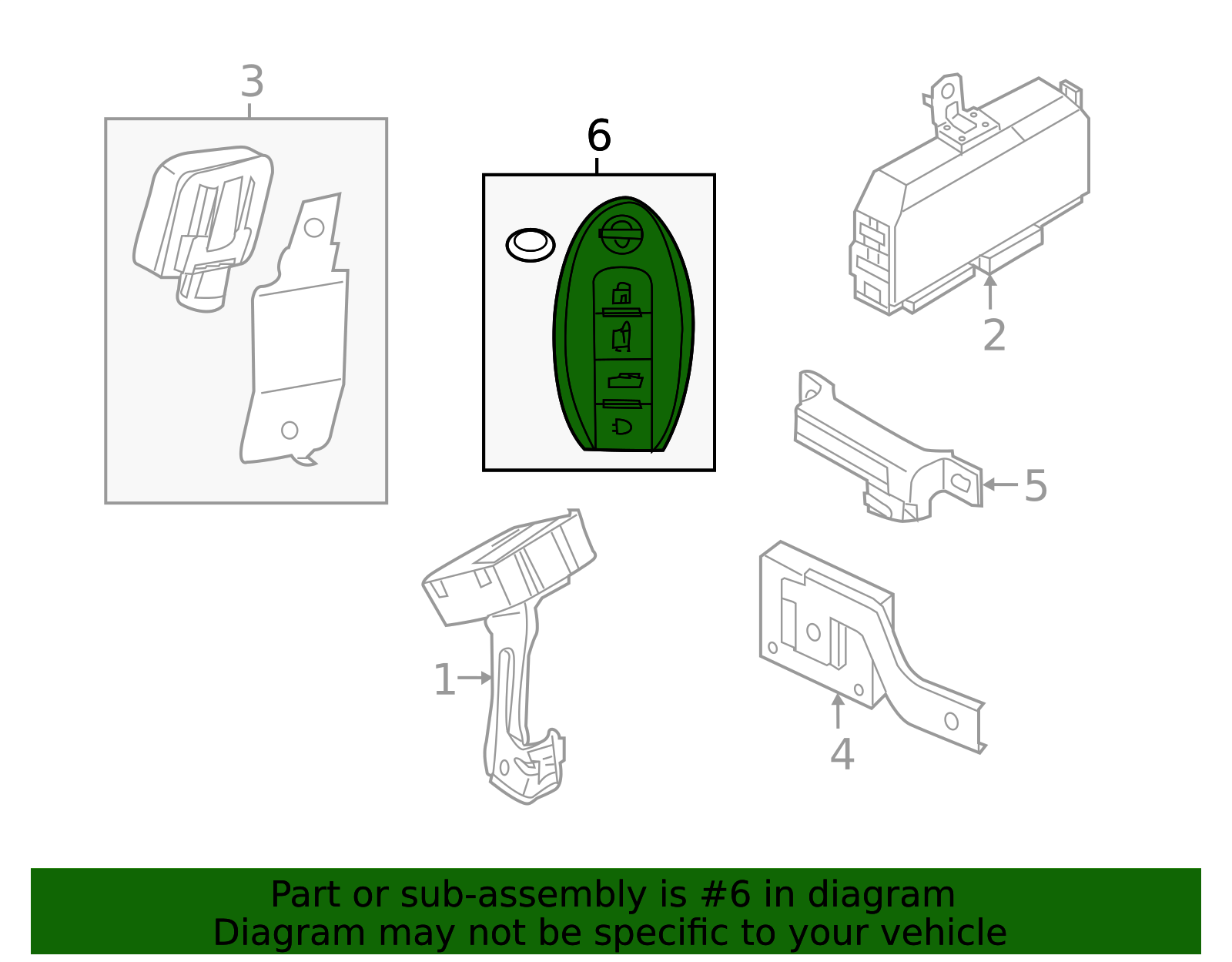 285E39UF7B - Keyless Lock Pad 2019-2023 Nissan | Nissan Canada Parts