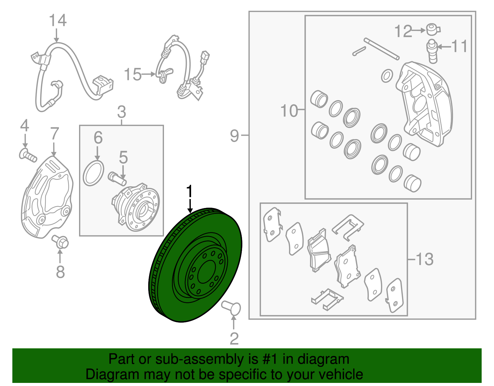 Genuine OEM Rotor Part# 51712-B1700 Fits 2011-2020 Hyundai: Up To 35% ...