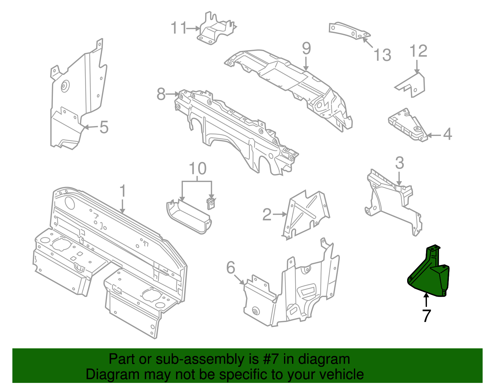 420-825-730 - Lower Shield 2008-2012 Audi R8 | Audi OEM Parts Guy