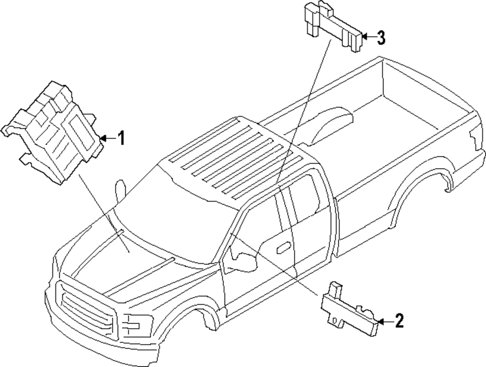 2024 Ford F-450 Super Duty Keyless Entry Module PU5Z-15604-J | Ford OEM ...