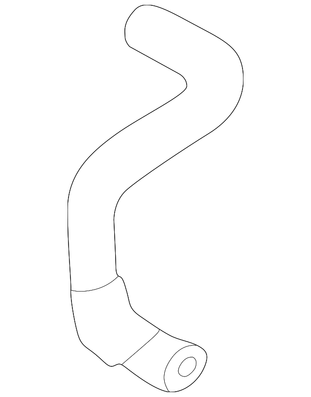 16572-50150 - Radiator Coolant Hose 1998-2007 Toyota Land Cruiser ...