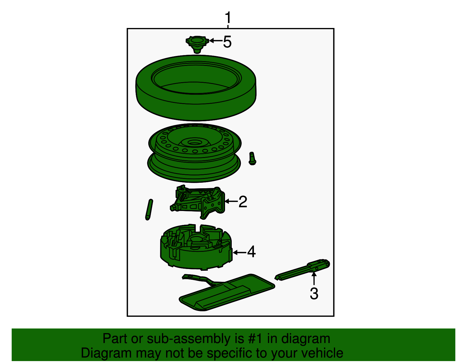 2012-2016 GM Compact Spare 19417108 | Shop Matick Buick GMC