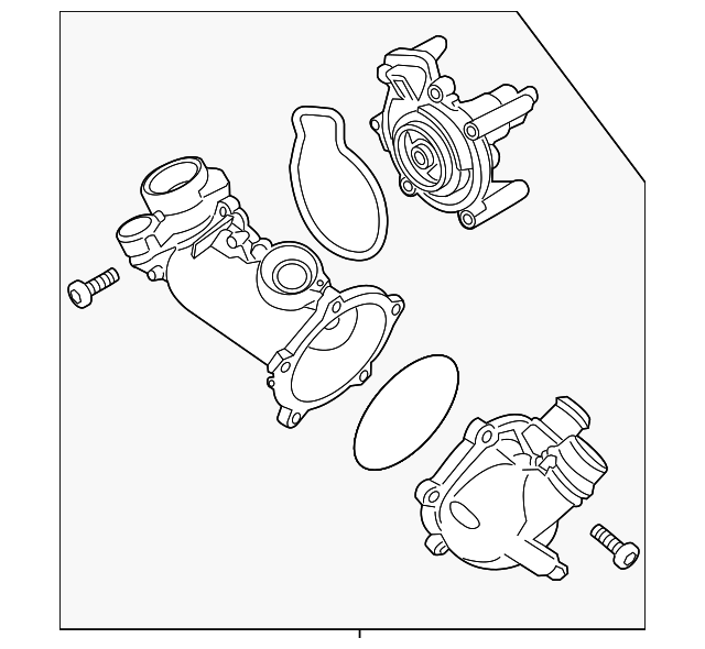 2013-2018 Audi Water Pump 079-121-010-B | Audi USA Parts