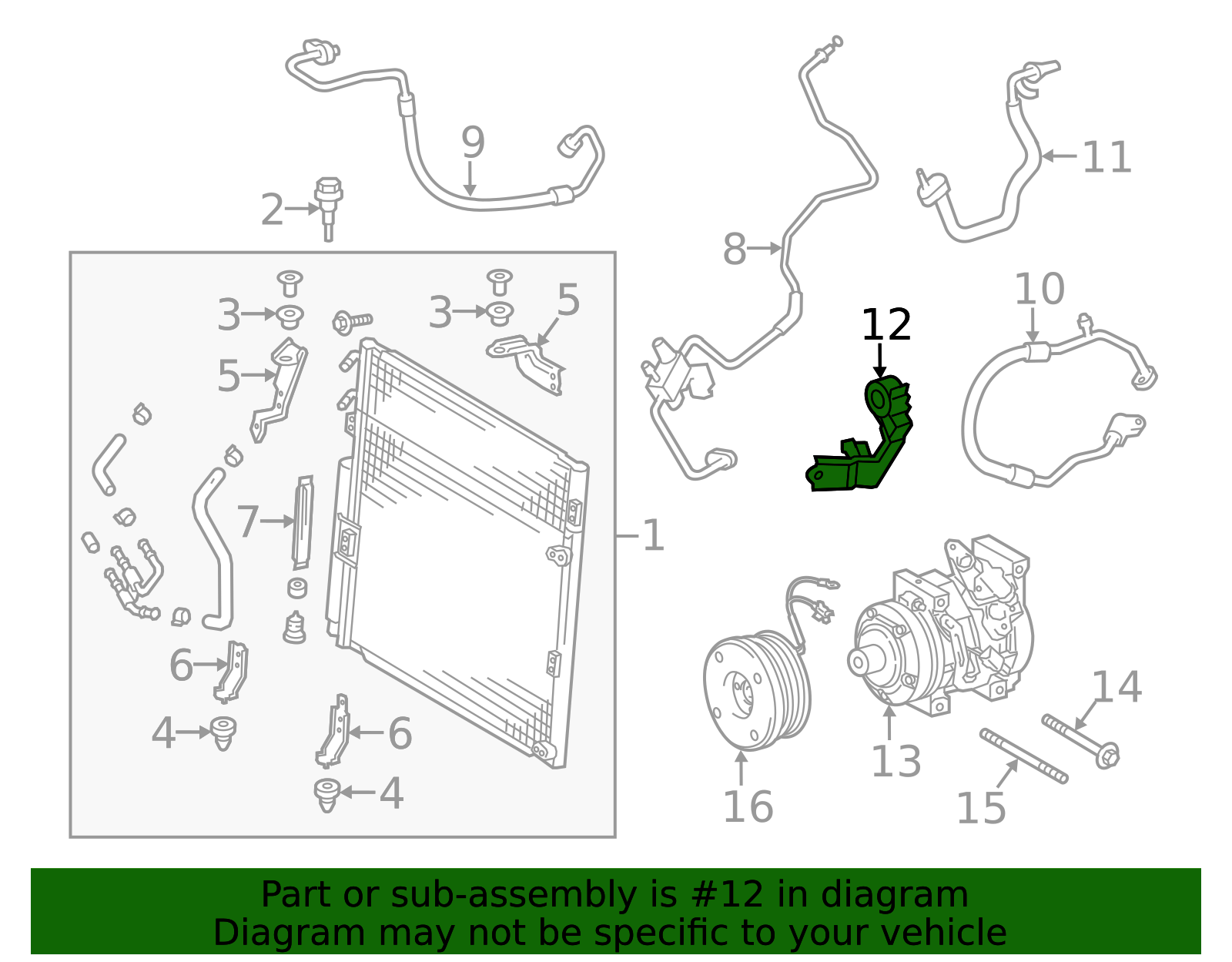 2007-2019 Toyota Tundra Suction Pipe Bracket 88688-0C230 | MotorMotor