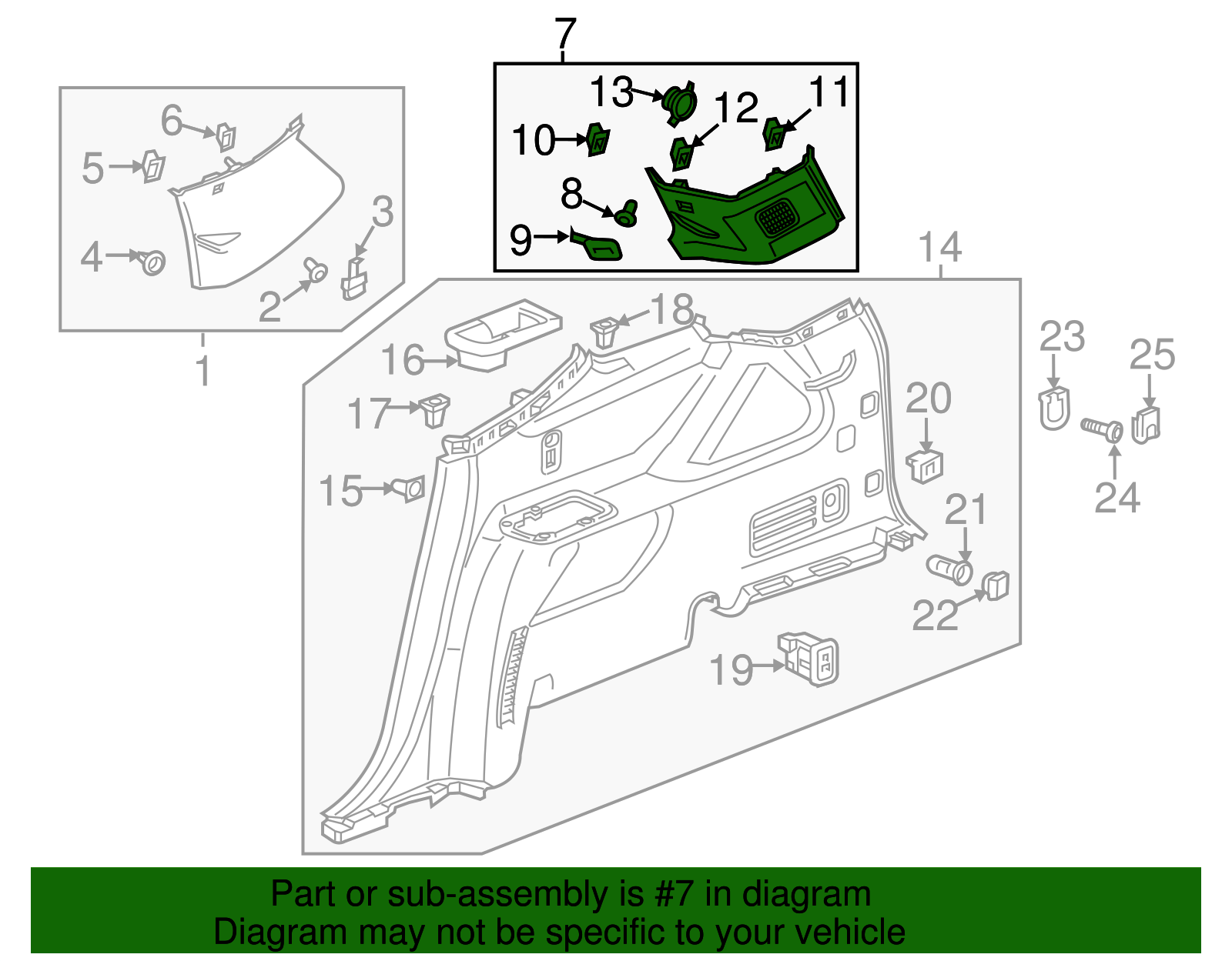 84431126 - Rear Quarter Trim | Partners Chevy