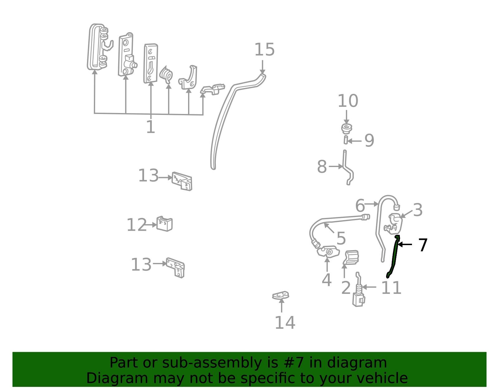 Lock Operating Rod - OEM Interior Linkage Restored | AutoNation Parts