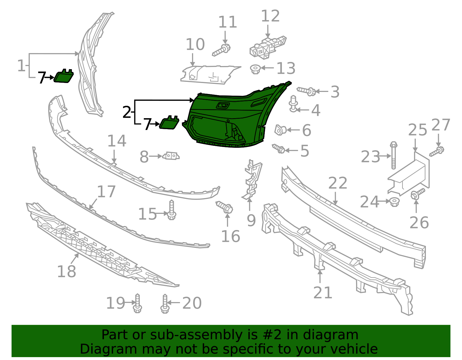 80A-098-623 - Bumper Cover Hardware Kit 2018-2020 Audi | Audi OEM Parts Guy