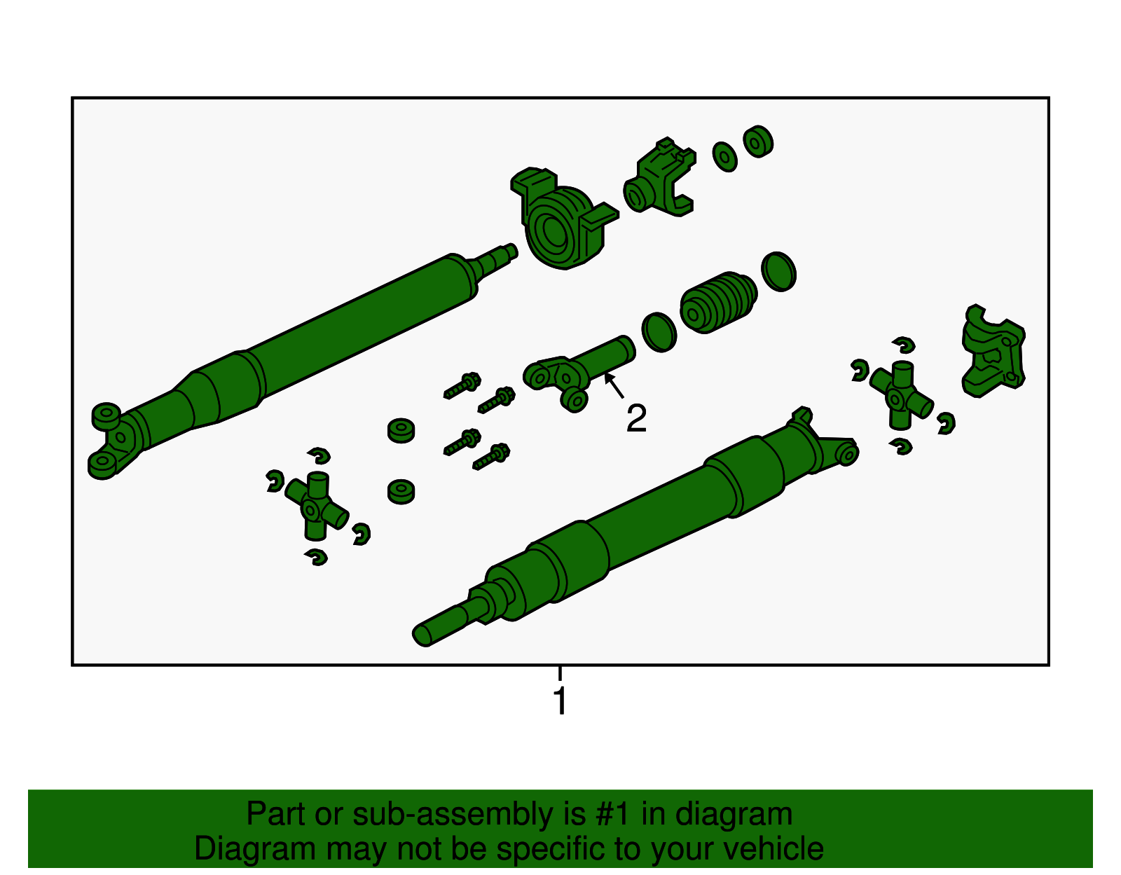 2017-2020 Ford F-350 Super Duty | Drive Shaft | HC3Z-4602-AP | Walls ...