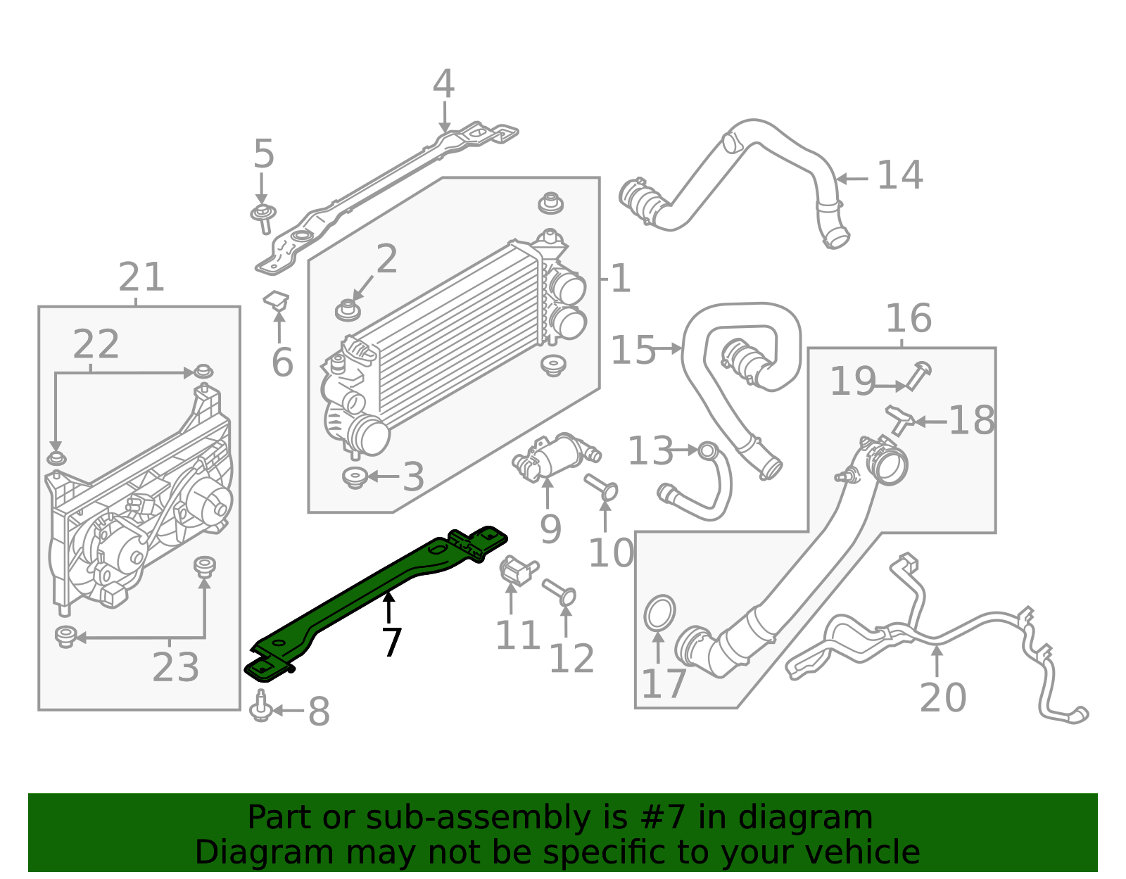 2015-2026 Ford Inter-Cooler Bracket FL3Z-6K864-A | OEM Parts Online