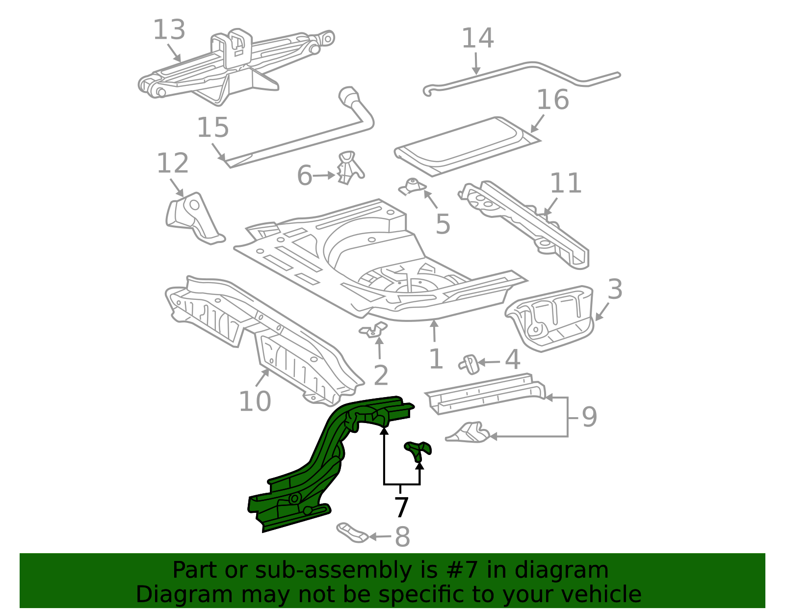 Frame Side Member - Structural Chassis Support | AutoNation Parts