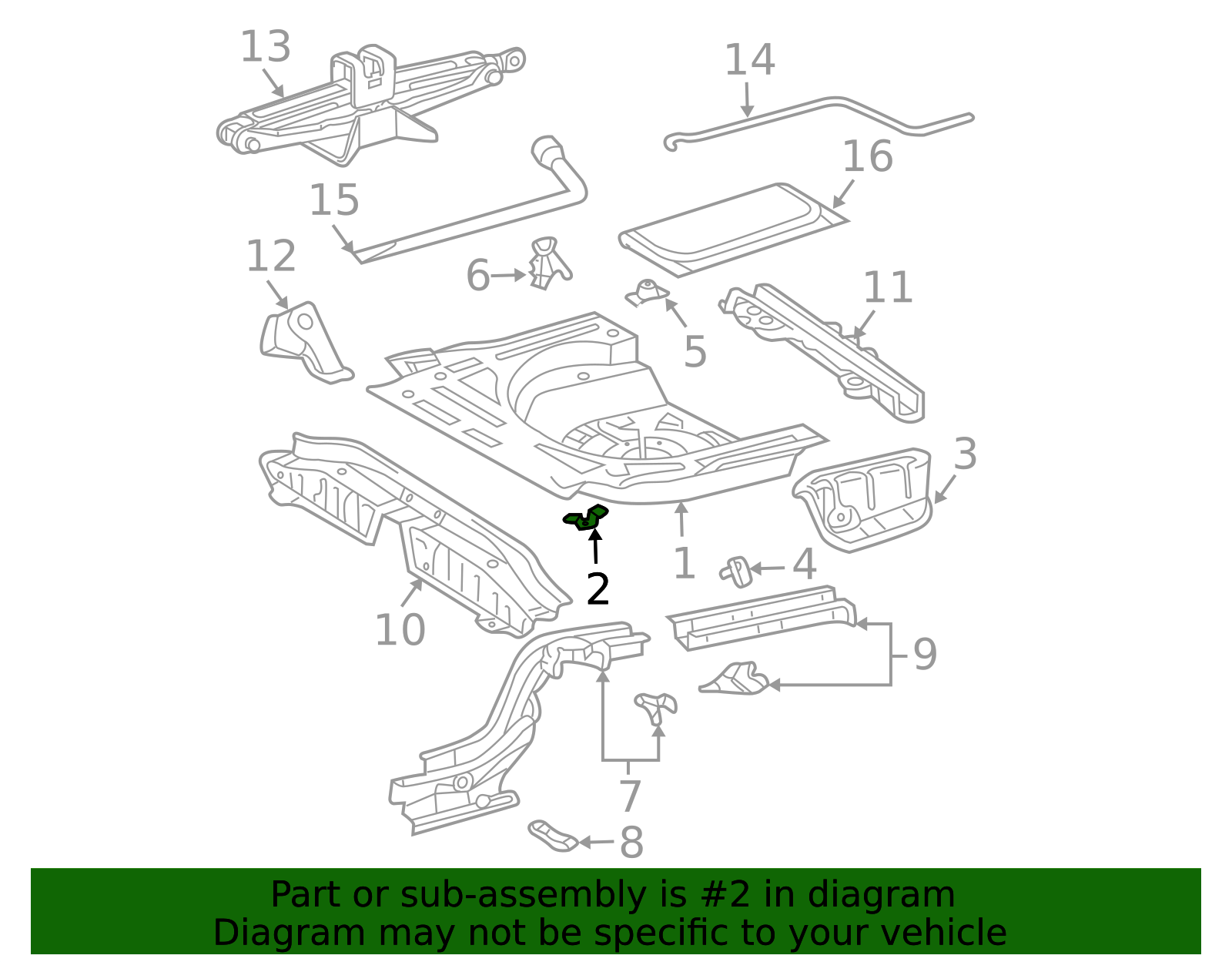 Floor Pan Cross-Member Bolt 90080-11610 | Toyota Parts Center