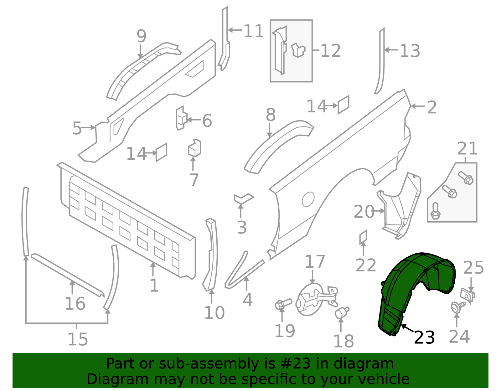 2013-2024 Ram Splash Shield 68148510AB | Mopar Parts Canada