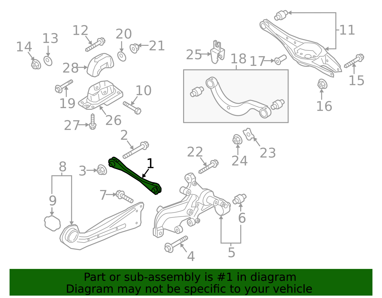 Lateral Arm 5Q0-501-529-F | OEM Parts Online