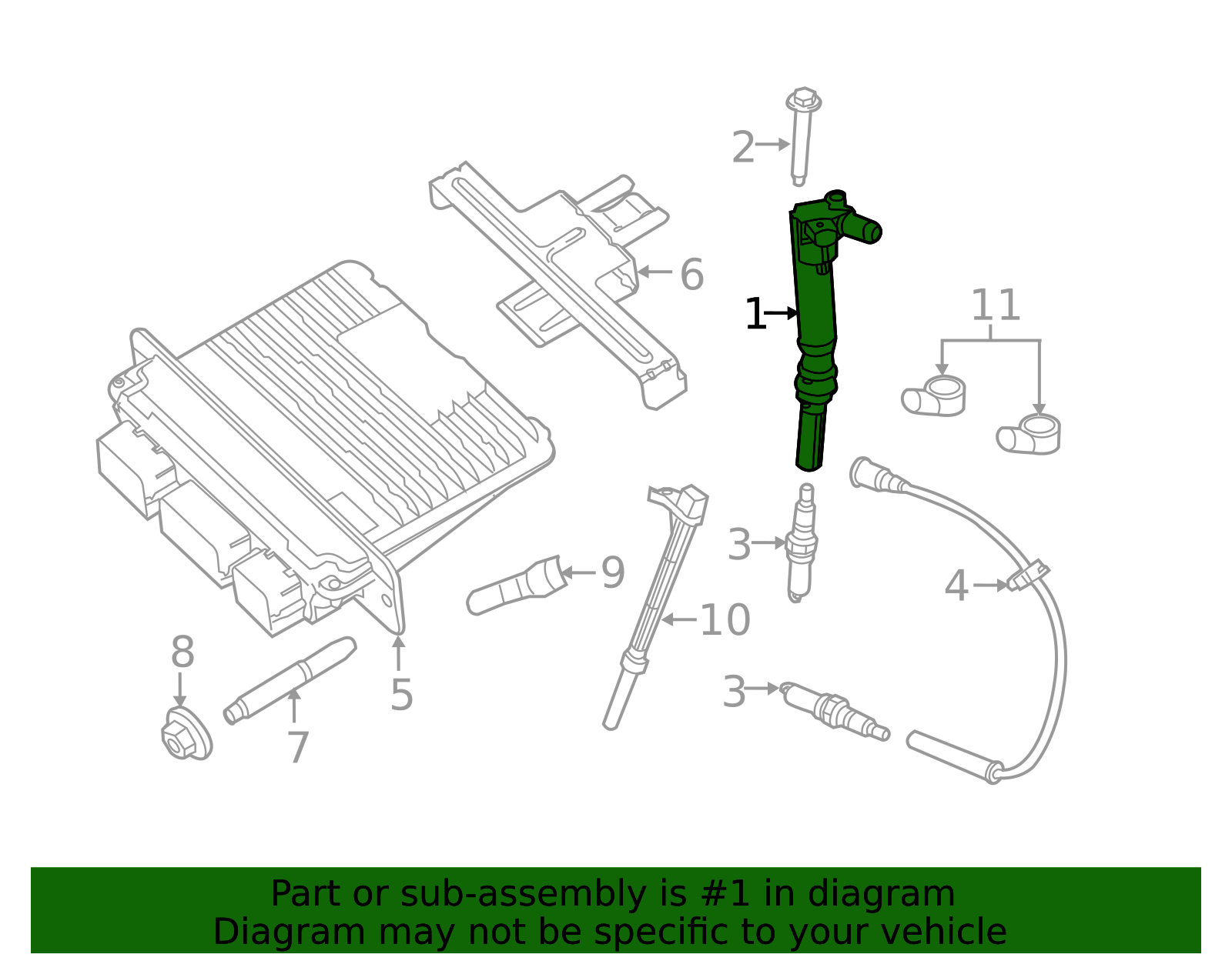 Motorcraft Ignition Coil DG-526 | Awesome Parts Ford