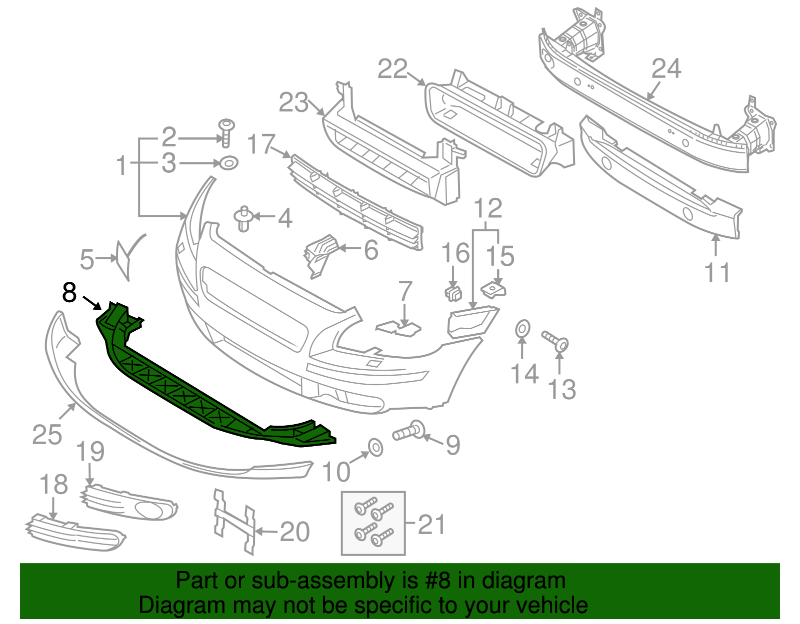 2004-2009 Volvo Lower Shield 30763681 | TascaParts.com